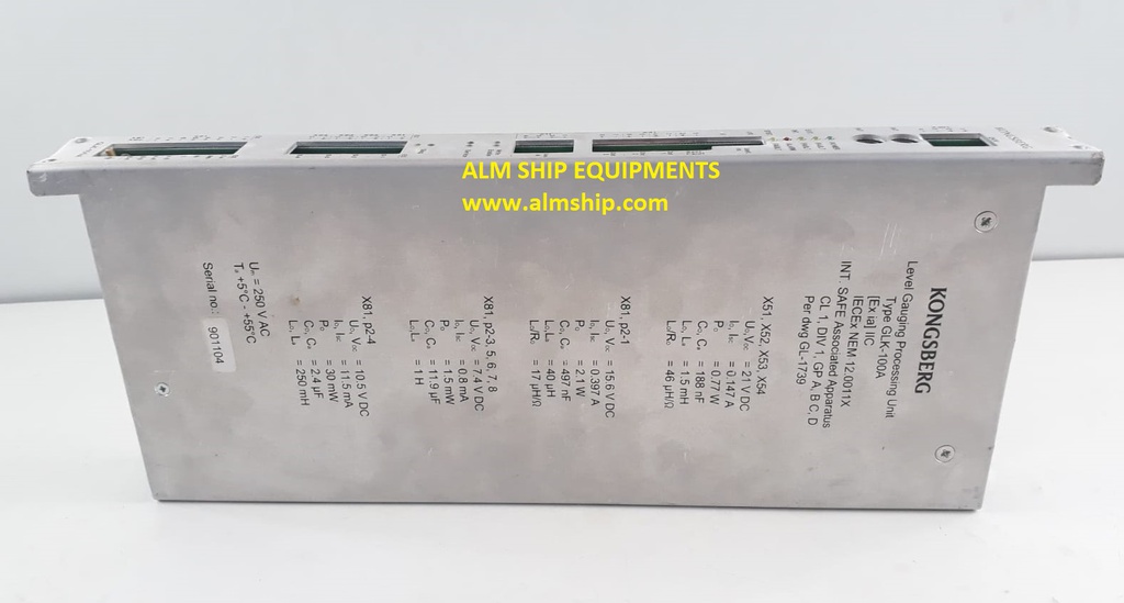 KONGSBERG GLK-100A LEVEL GAUGING PROCESSING UNIT | ALM SHIP EQUIPMENTS